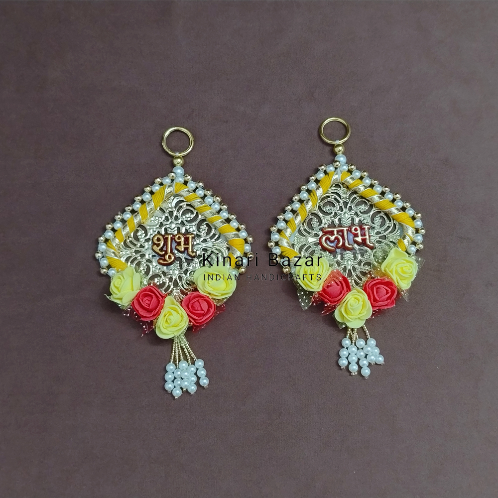 Diwali Shubh Labh Wall Hanging - Kinari Bazar